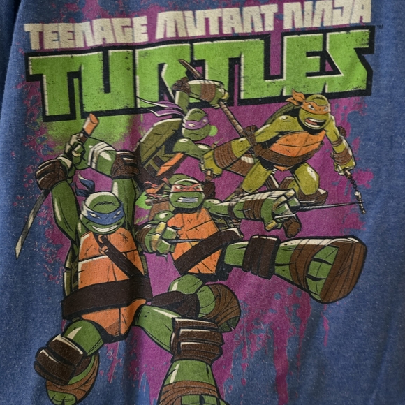 Shirts & Tops | Xs Kids Teenage Mutant Ninja Turtles Vintage Tmnt Blue ...